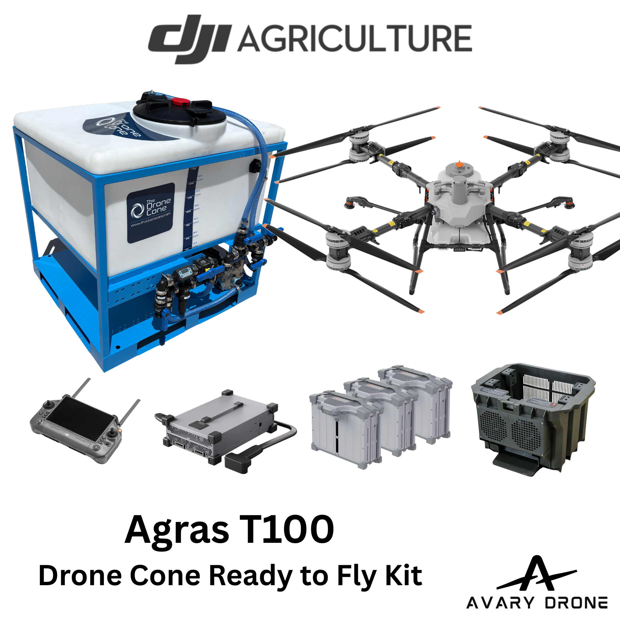 DJI Agras T100: Advanced Agricultural Drone Solution – Avary Drone