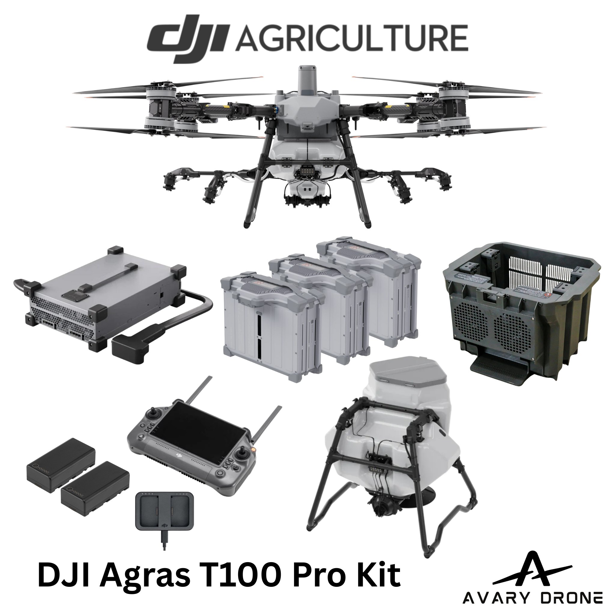 DJI Agras T100: Advanced Agricultural Drone Solution – Avary Drone